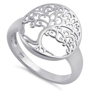 Jewelry | Sterling Silver Tree Of Life Ring | Poshmark
